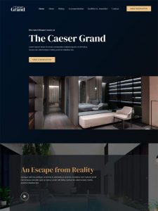 Best Luxury Hotel Website Templates - Shop Exertpro