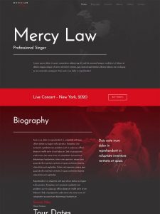 Best Musician Website Templates - Shop Exertpro