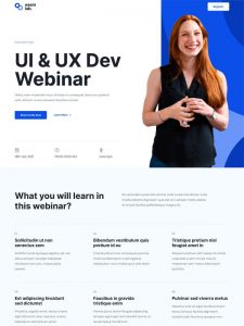 Best Webinar Website Templates - Shop Exertpro